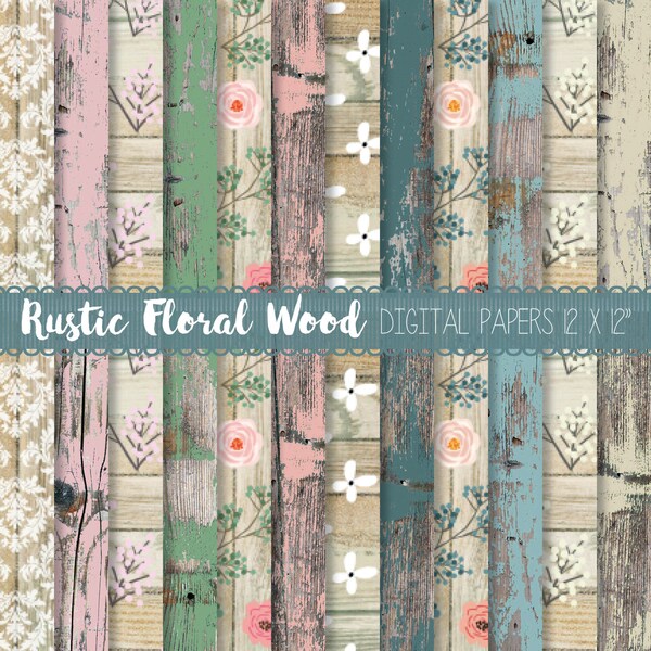 Distressed Wood - Etsy