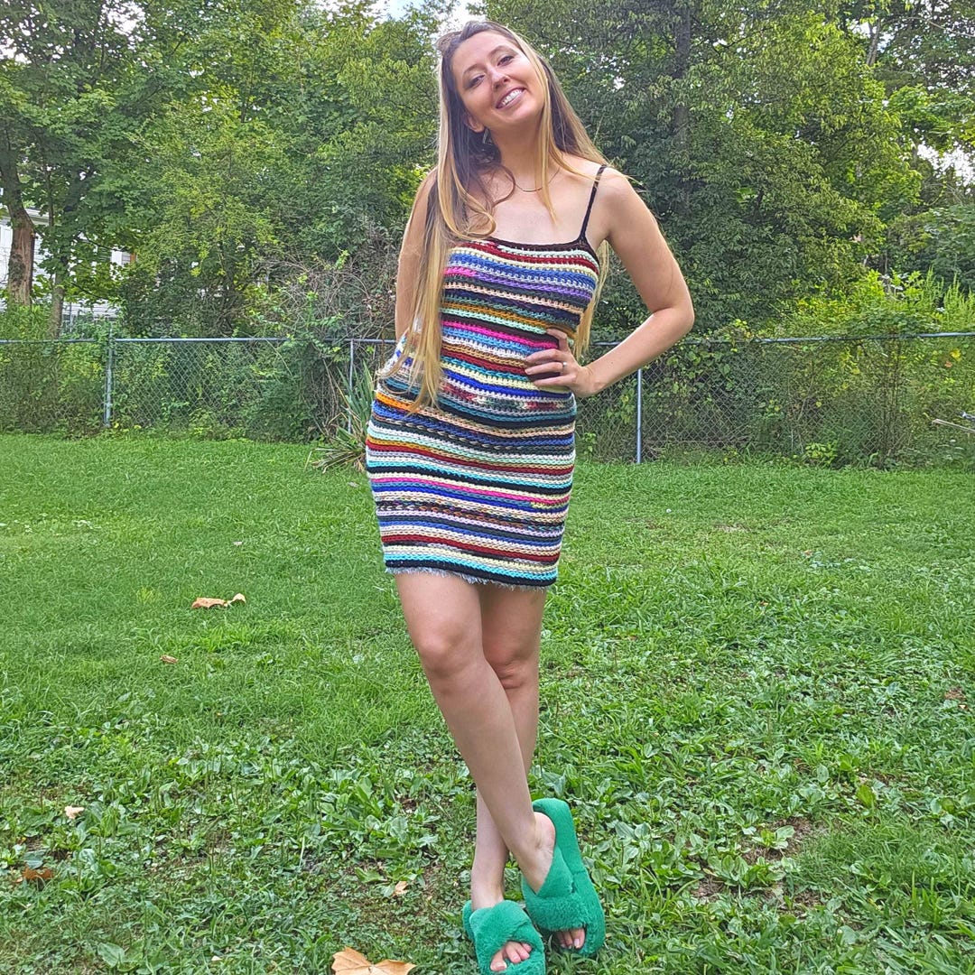 Funky Crochet Dress - Etsy