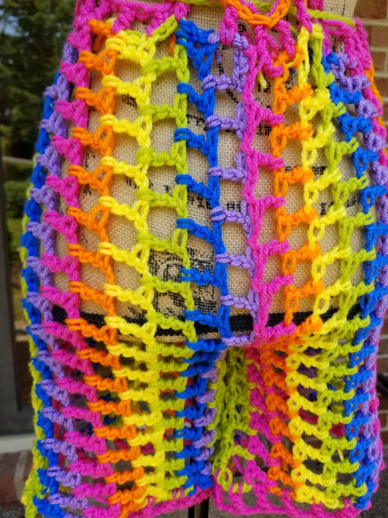 Rainbow Crochet Overalls / Gay Lesbian Bisexual Pride Top / - Etsy