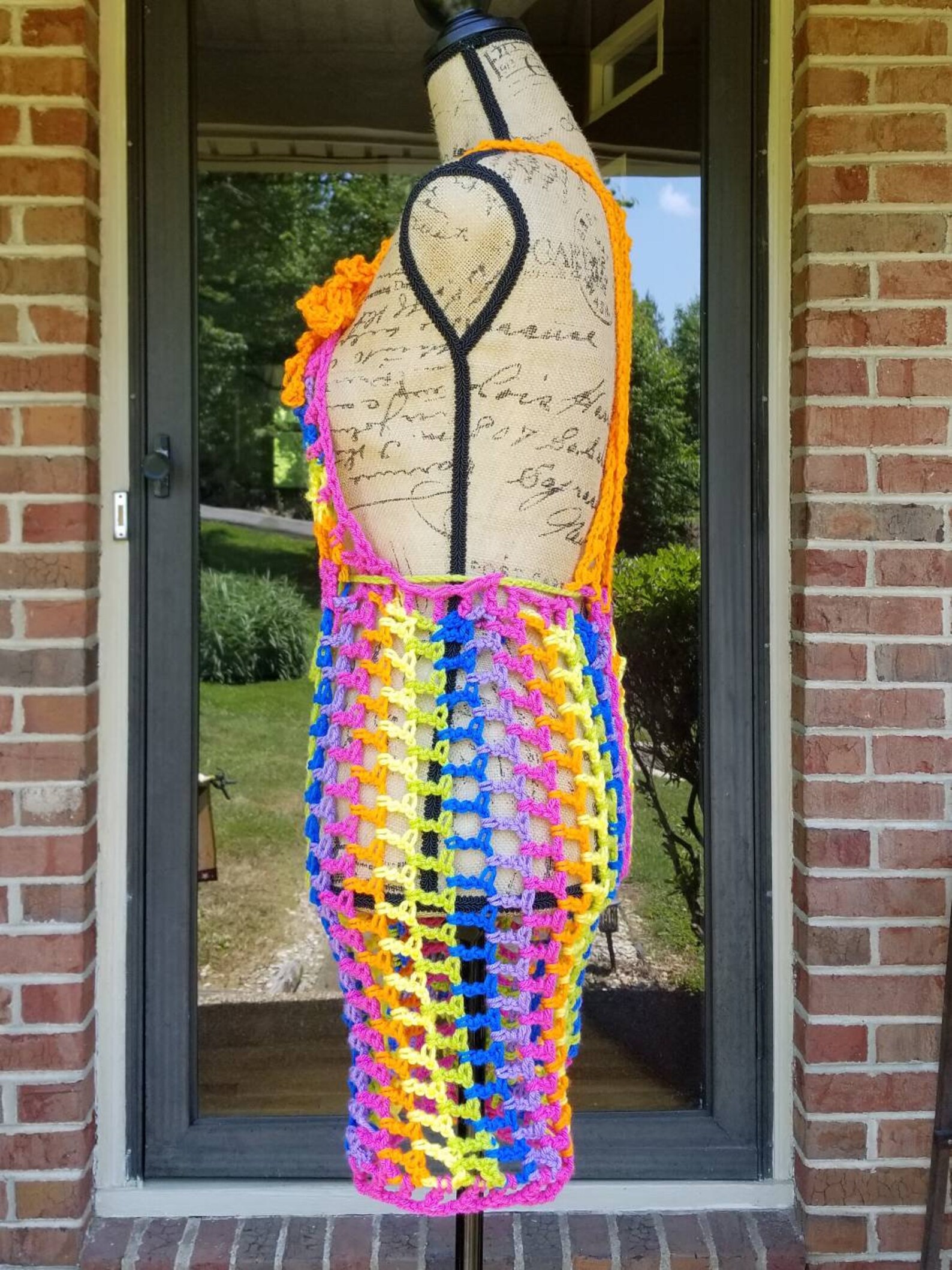 Rainbow Crochet Overalls / Gay Lesbian Bisexual Pride Top / - Etsy