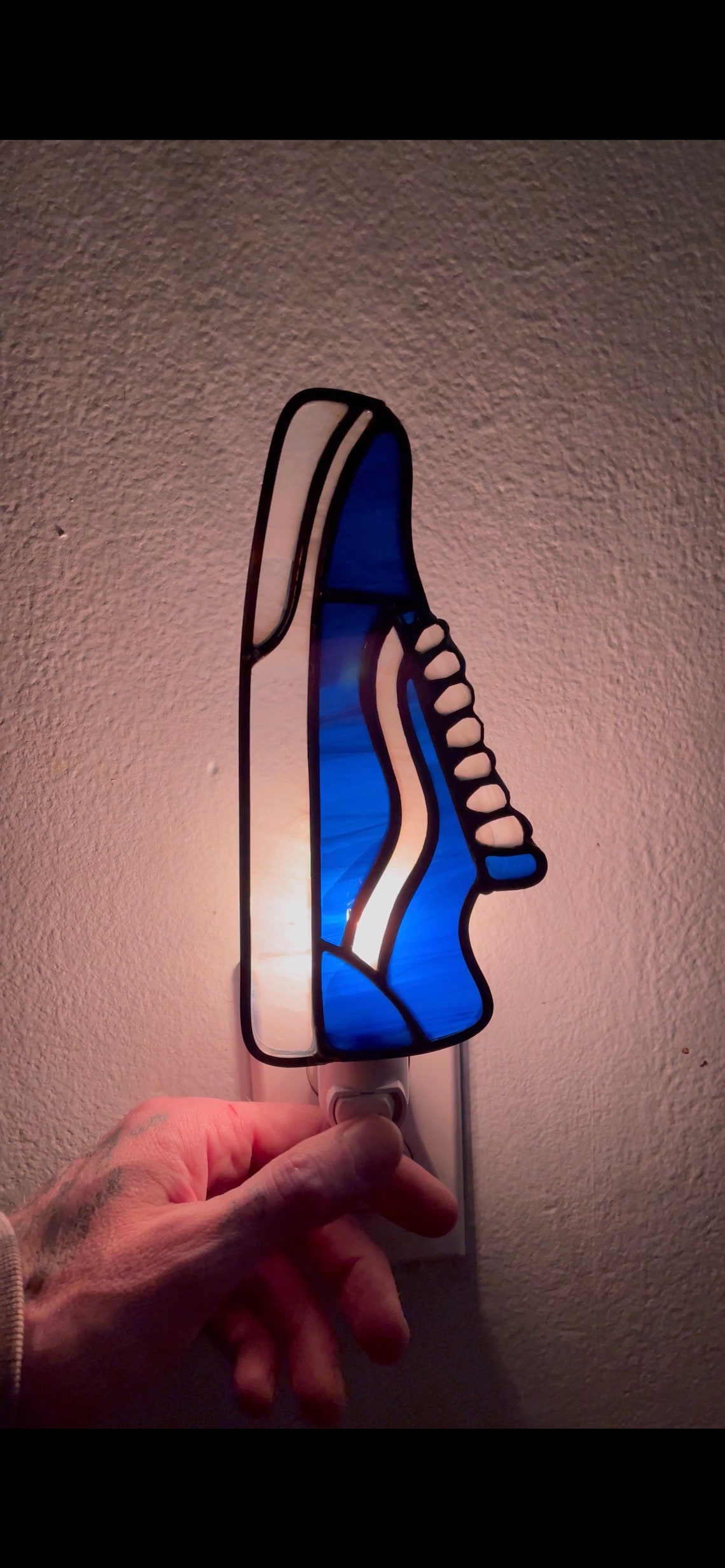 Vans Shoe Stained Glass Night Light - Etsy