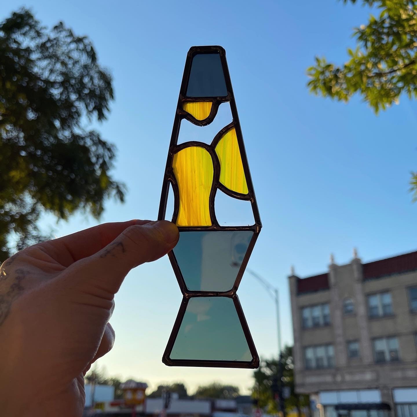 Stained Glass Lava Lamp - Etsy