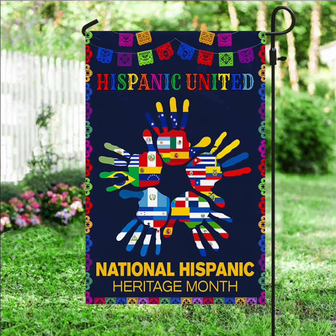 National Hispanic Heritage Month Flag Mexican Heritage Flag - Etsy