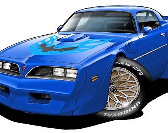 1982-92 Camaro Z28 IROC Wall Decal Vintage Car Decals | Etsy