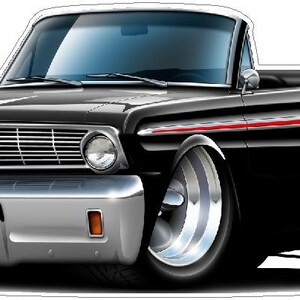 1965 Ford Falcon Vinyl Decal: Officially Licensed Wall Art - Etsy