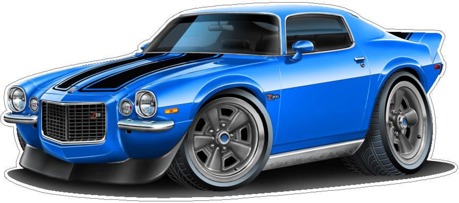 Muscle Car Wall Decal 1970 CHEVY Camaro Car Photo Decal Man - Etsy