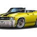 1971 Chevelle SS Car Decal: Classic Automobile Wall Art - Etsy