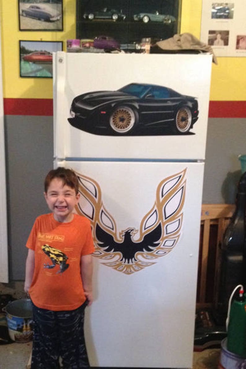 Trans Am Cartoon Car Vinyl Decal: Officially Licensed Man Cave Decor - Etsy