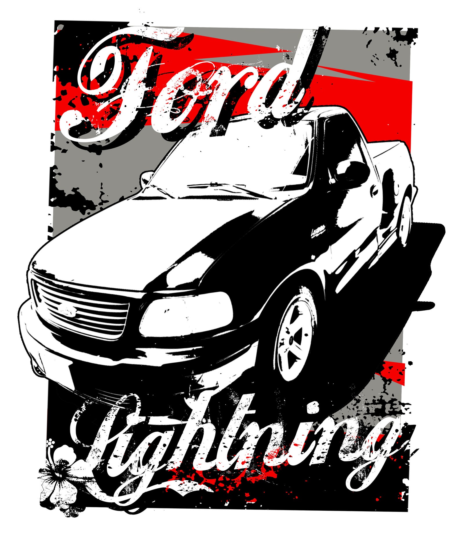 2005 Ford Lightning Retro Wall Decal 2ft-4ft Tall Vintage - Etsy