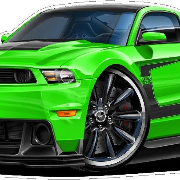 Mustang Boss 302 Decal - Etsy