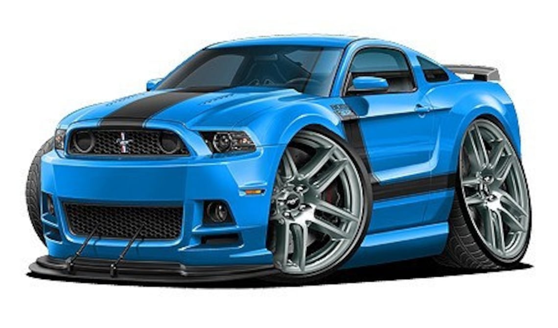 2013 Ford Mustang BOSS 302 Vinyl Decal Wall Graphic Officially Licensed ...