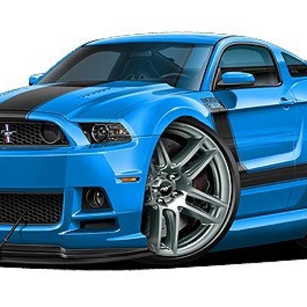 Mustang Boss 302 Decal - Etsy