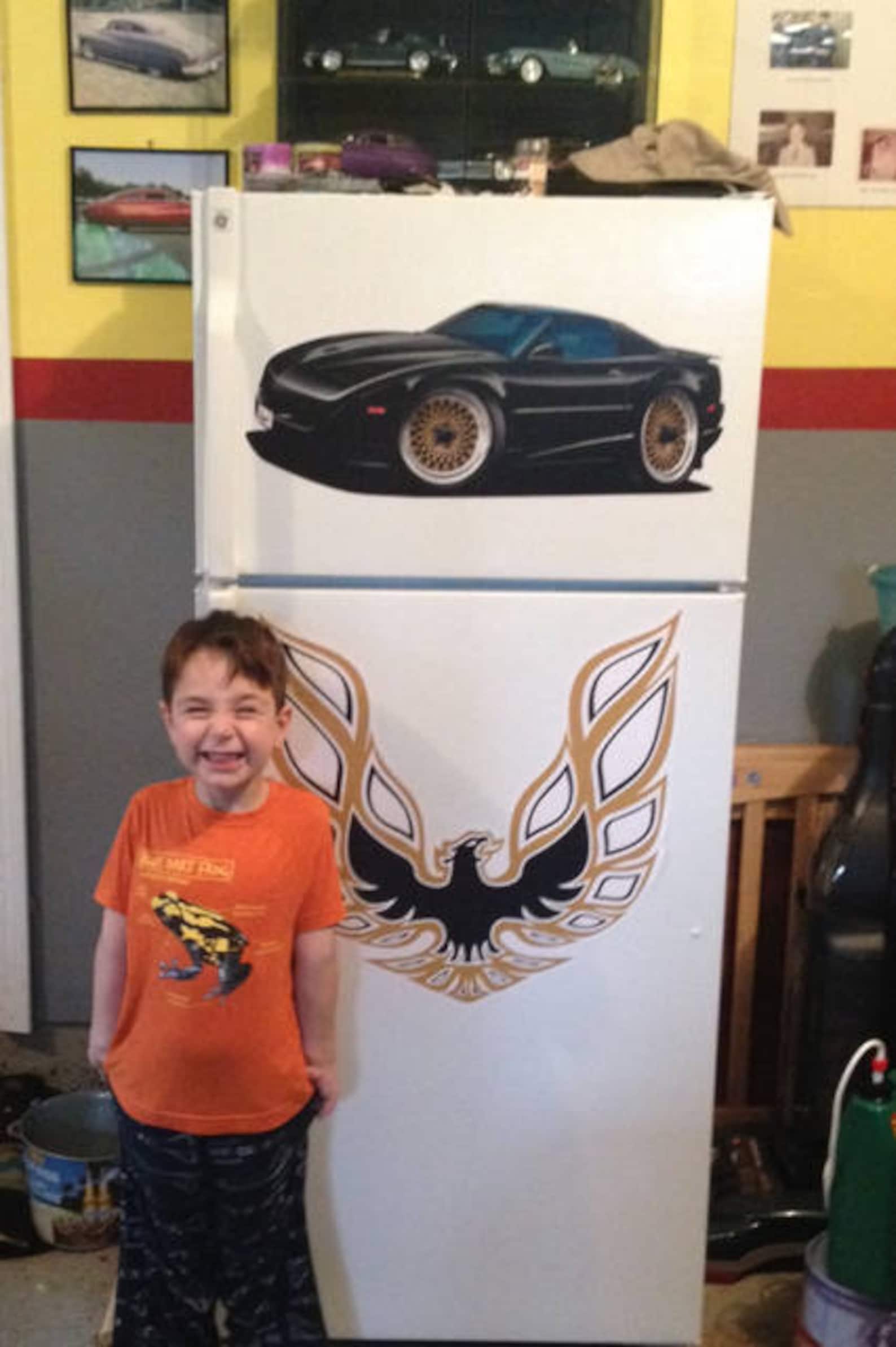 Trans Am Hood Logo Wall Decal: Triple Blue Vinyl Sticker - Etsy