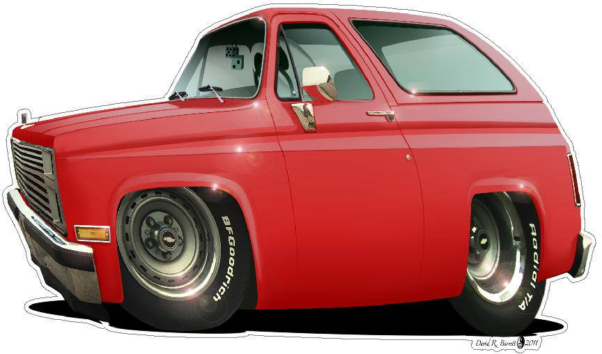 1979 Blazer Car Wall Decal Vintage Car Decals Classic Car | Etsy