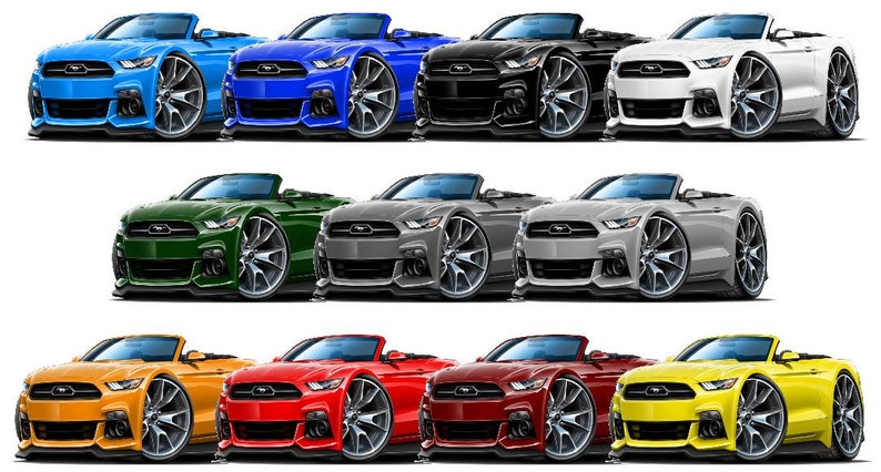 2015 Ford Mustang GT Coyote 302 vinyl decal wall graphic | Etsy