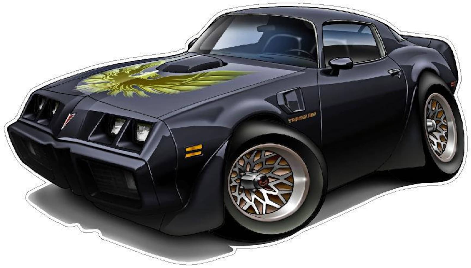 1979-81 Trans Am Wall Decal Vintage Car Decals Classic Car - Etsy