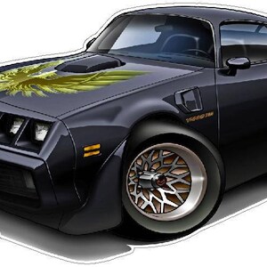 1979-81 Trans Am Wall Decal: Vintage Hot Rod Car Art - Etsy