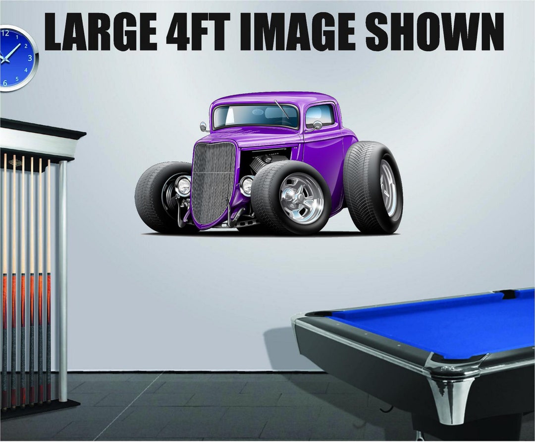 1930's Ford Hotrod 302 Vinyl Decal Wall Graphic Officially Licensed ...