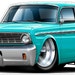 1964 Ford Falcon Car Vinyl Decal: Officially Licensed Wall Art - Etsy