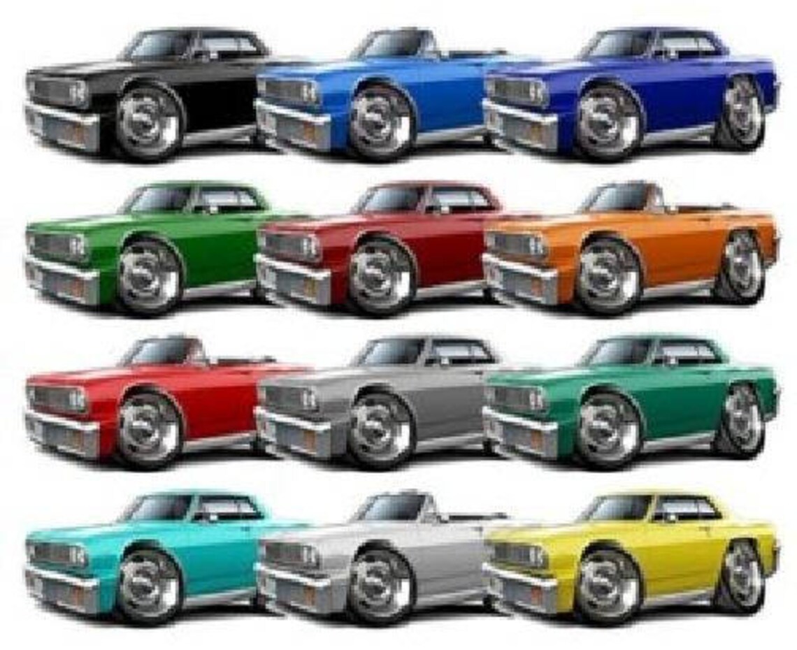 Classic Car Wall Decals 1964 Chevelle Father's Day Gift - Etsy