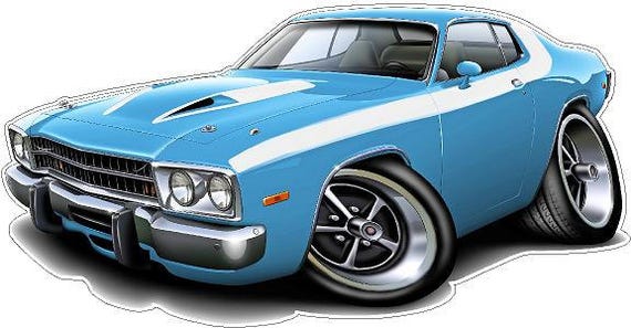 1973-74 Roadrunner Wall Decal Automobile Wall Murals - Etsy Canada