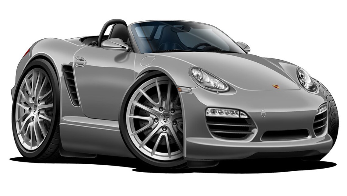 Fatcat Wall Graphics Flat 4 Boxter Convertible Wall Decal | Etsy