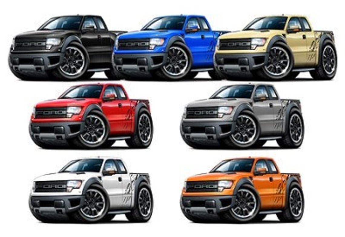 2010-2013 Ford Raptor Truck 4x4 Vinyl Decal Wall Graphic Officially ...