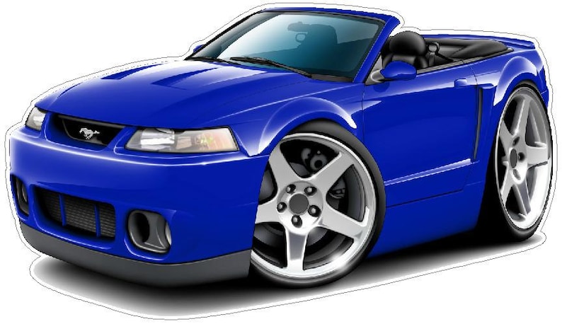 2003 2004 FORD MUSTANG COBRA vinyl decal wall graphic | Etsy