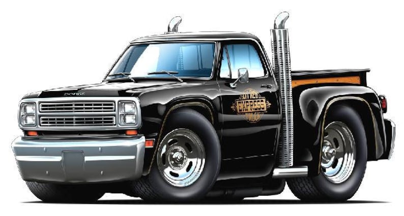 1979 Lil Red Express Truck Wall Decal Vintage Car Decals - Etsy