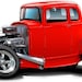 1932 Ford Hiboy Hotrod Cartoon Classic Car Vintage Vinyl Decal Wall ...