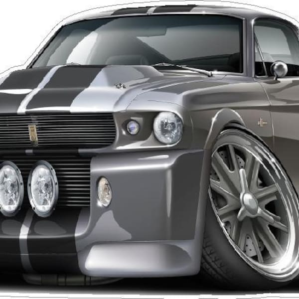 1967 Mustang Decal - Etsy