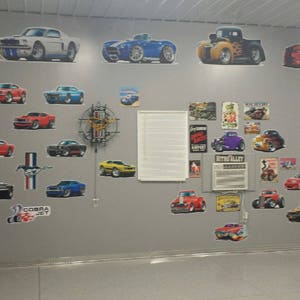 1982-92 Camaro Z28 IROC Wall Decal, Vintage Car Decals, Classic Car ...