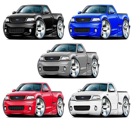 FORD LIGHTNING TRUCK Vinyl Decal Wall Graphic Officially | Etsy