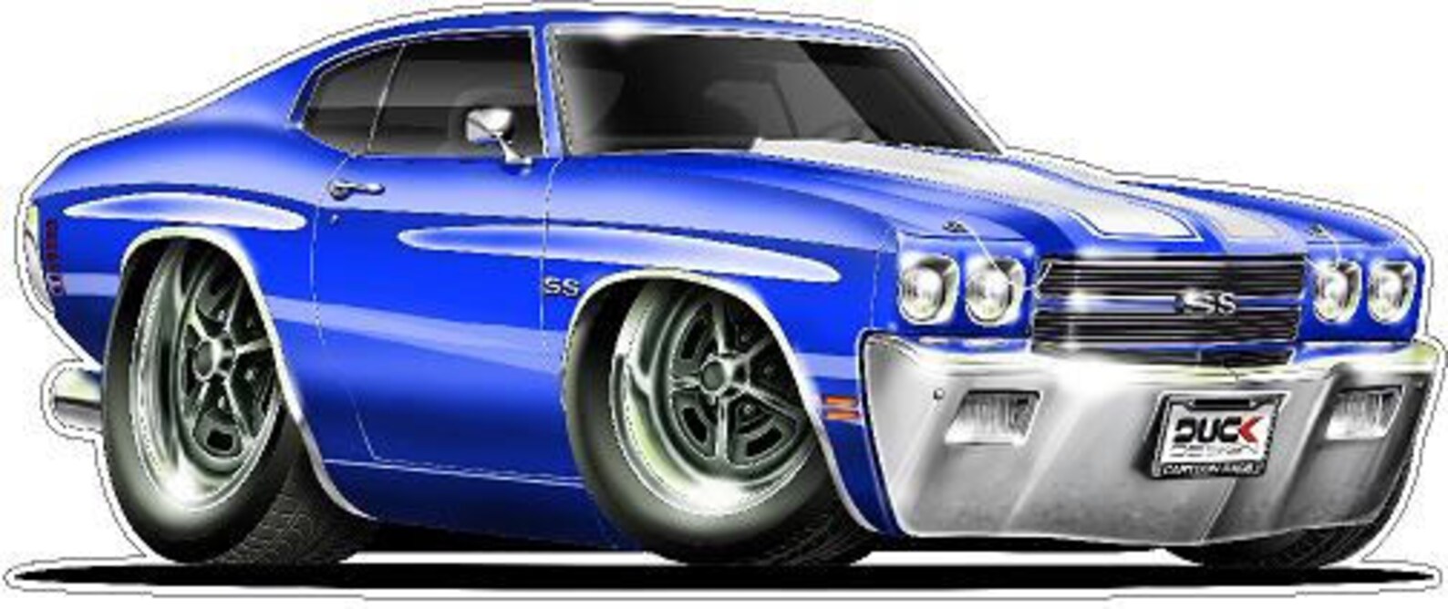 Muscle Car Wall Decal 1970 CHEVY Chevelle Car Photo Decal | Etsy
