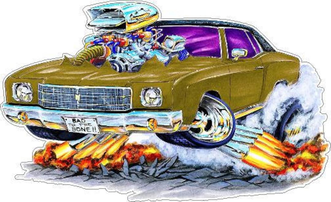1970-72 Monte Carlo Wall Decal: Vintage Chevy Car Mural - Etsy