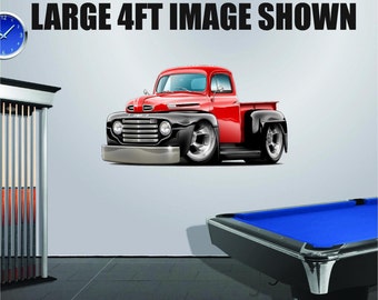 1950-52 Chevy Pickup Truck Vinyl Decal Wall Graphic Officially | Etsy