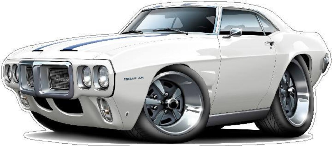 Classic Car 1969 Firebird Trans Am Wall Decal Car Photo - Etsy