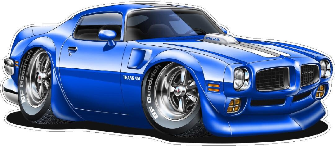 1970 Trans Am Wall Decal: Classic Car Mural - Etsy