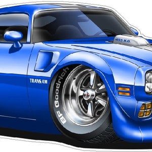 Classic Car 1970 Trans Am Wall Decal Automobile Wall Murals - Etsy Canada