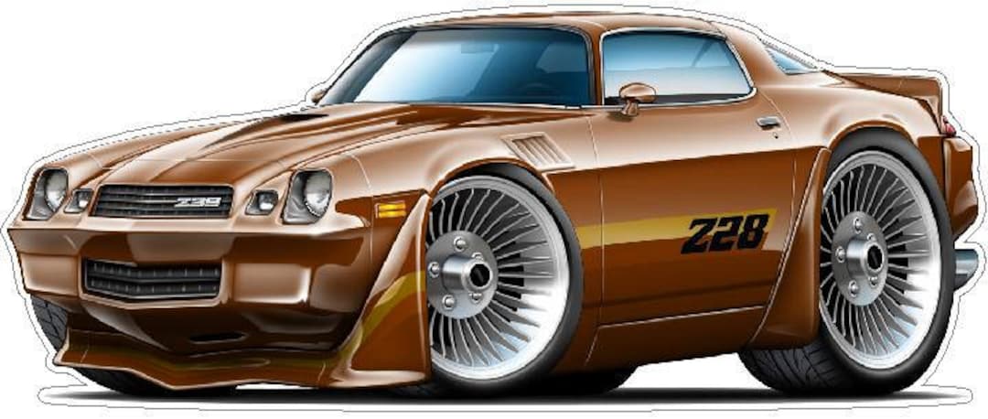 1979 Z28 Camaro Wall Decal, Vintage Car Decals, Classic Car Decal, 70s ...