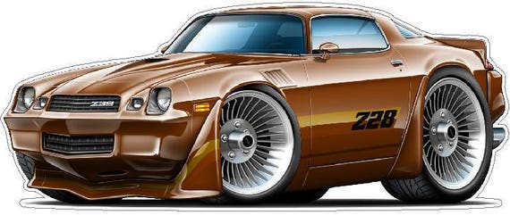 1979 Z28 Camaro Wall Decal Vintage Car Decals Classic Car - Etsy