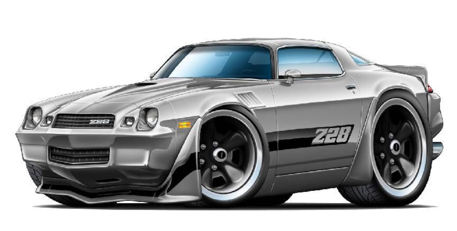 1979 Z28 Camaro Wall Decal Vintage Car Decals Classic Car - Etsy