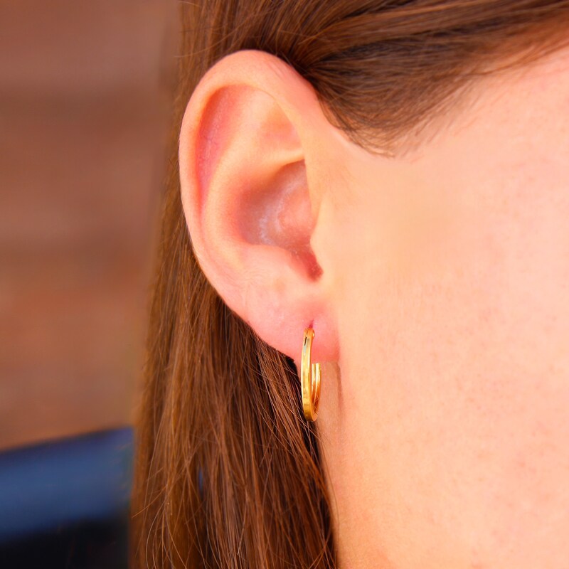 Small Gold Hoop Earrings - Etsy