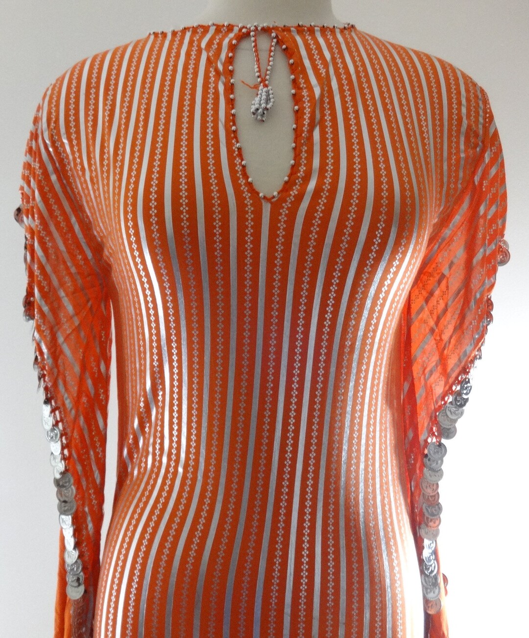 Egyptian Belly Dance Folkloric Baladi Stretchy Galabeya Dress Costume ...