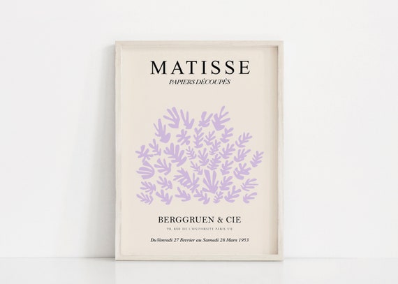 Matisse Print Download Exhibition Poster PDF Trendy Wall Art - Etsy
