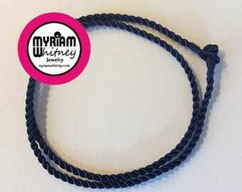 Blue Rope Necklace | Etsy