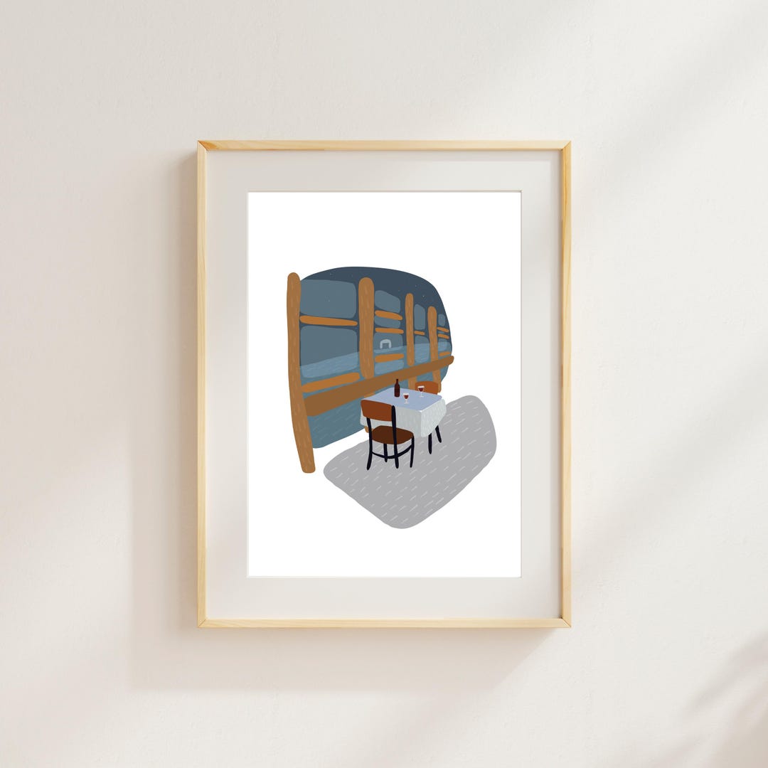 Va Bene Caffe Art Print, Duluth MN Art Print, Restaurant Art Print - Etsy