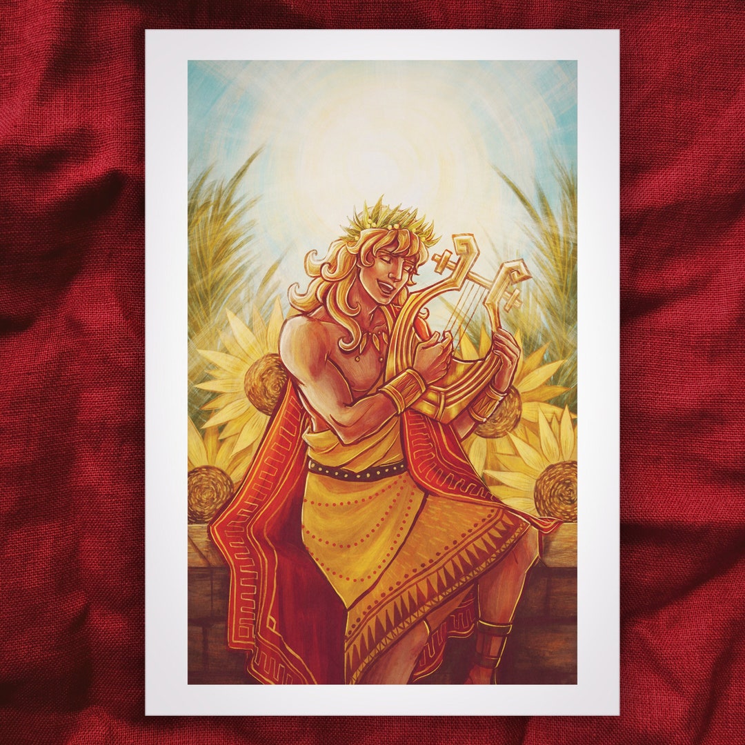 Apollo 5x7 9x13 Art Print - the Sun - Etsy