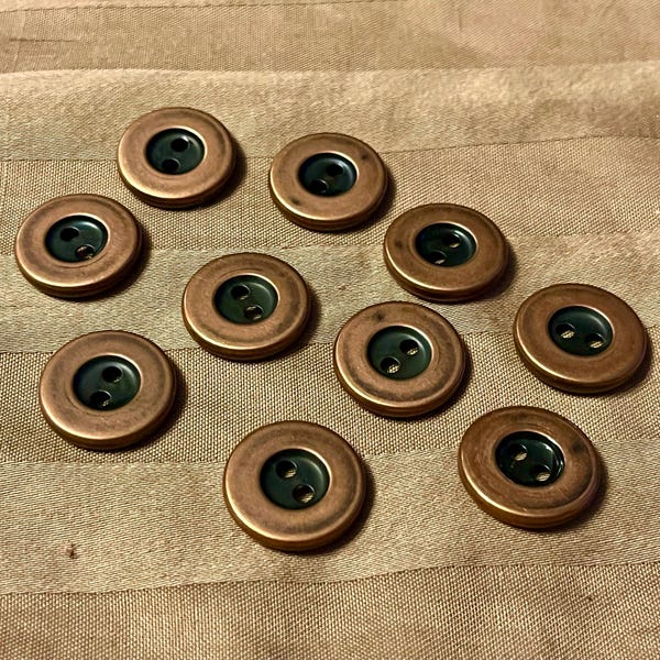 Copper Buttons - Etsy