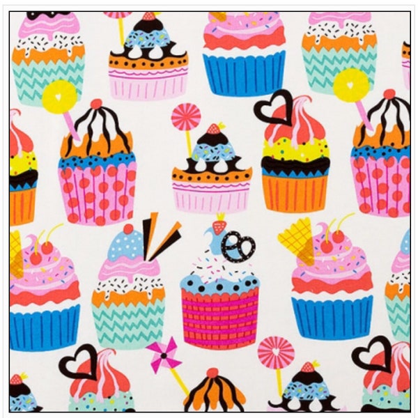 Cupcake Fabric by the Yard - Etsy